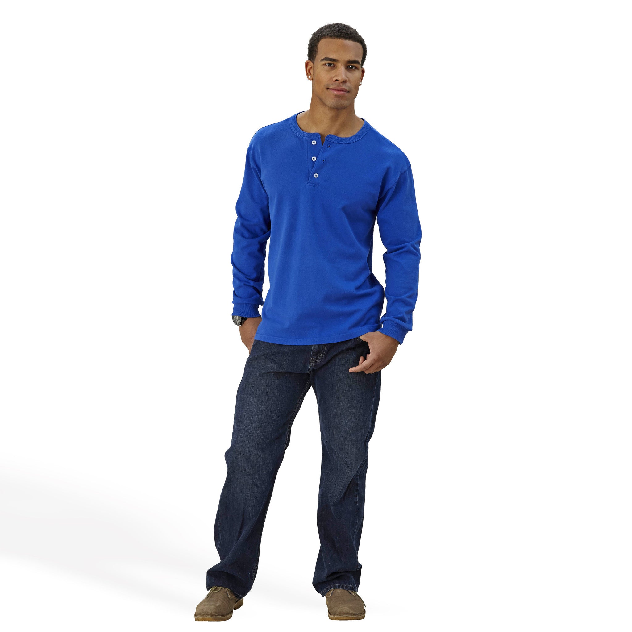 Our New Classic Henley | Heavyweight Henley Shirt – Goodwear USA