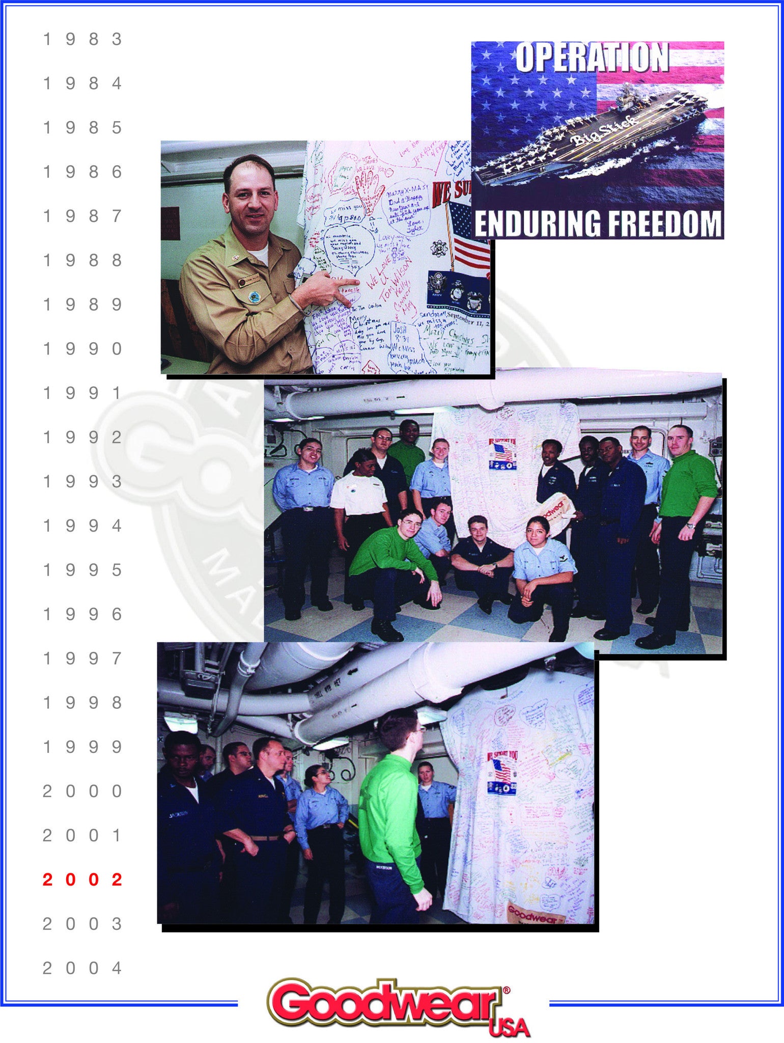 Operation Enduring Freedom – Goodwear USA