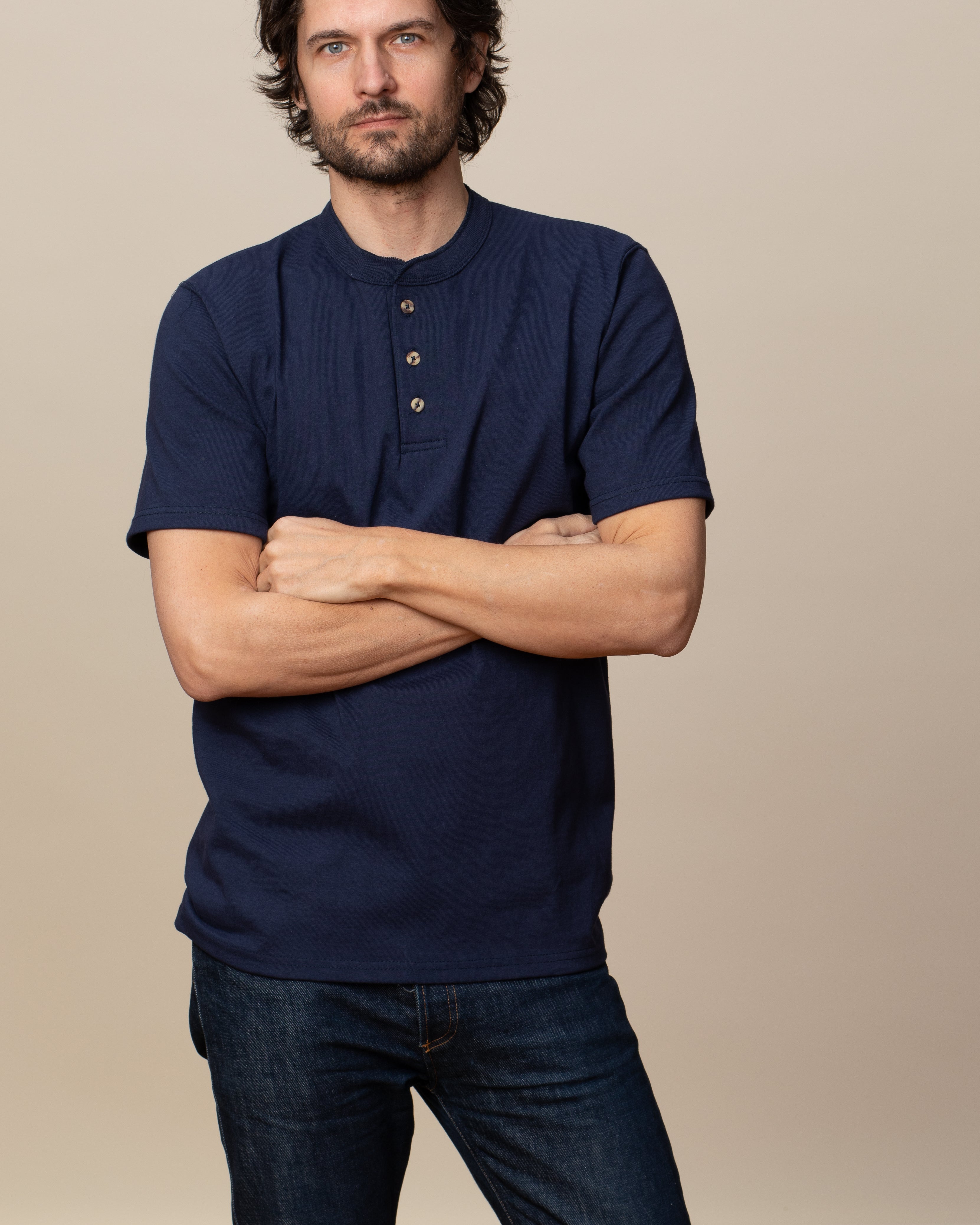 Men's Henley Shirts Made in USA | Made in USA Polos | Men's Henley Tee ...
